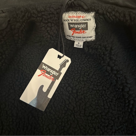 Wrangler | Jackets & Coats | Nwt Wrangler X Fender Womens Cropped Moto ...